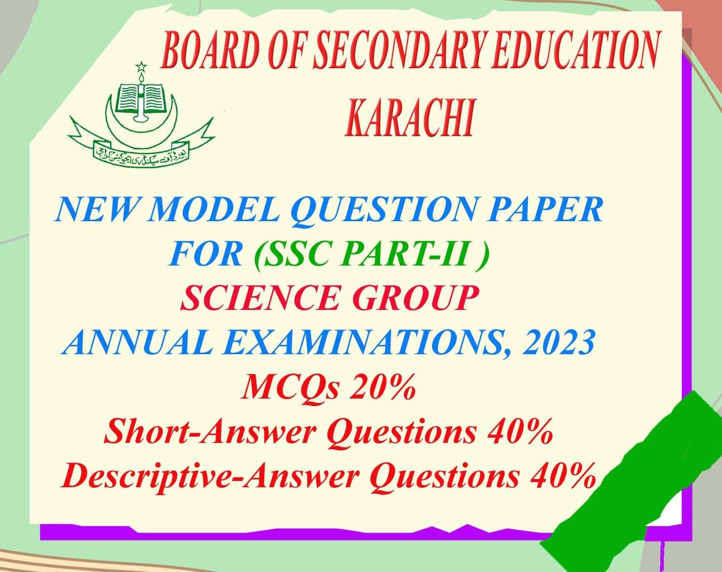 Home – Board of Secondary Education Karachi